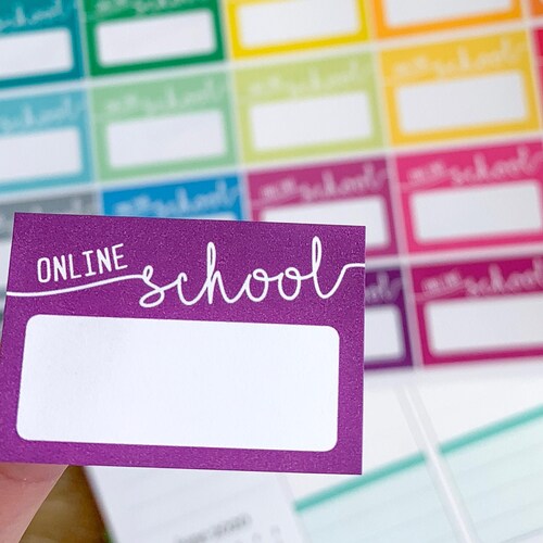 No School Teacher Student Planner Stickers to Be Used With - Etsy