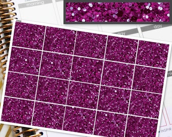 Rose Gold Glitter Header Holidays Planner Stickers to Be - Etsy
