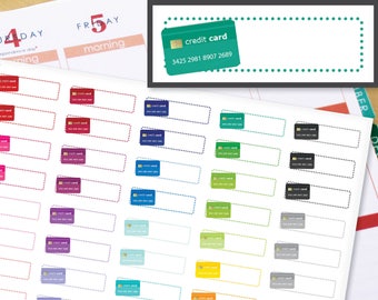 Planner Stickers Erin Condren Life Planner Eclp 40 Bill | Etsy