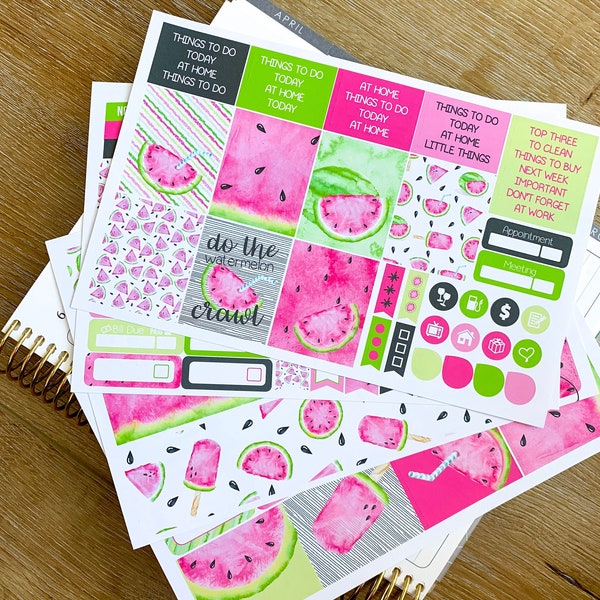 Summer Stickers - Etsy