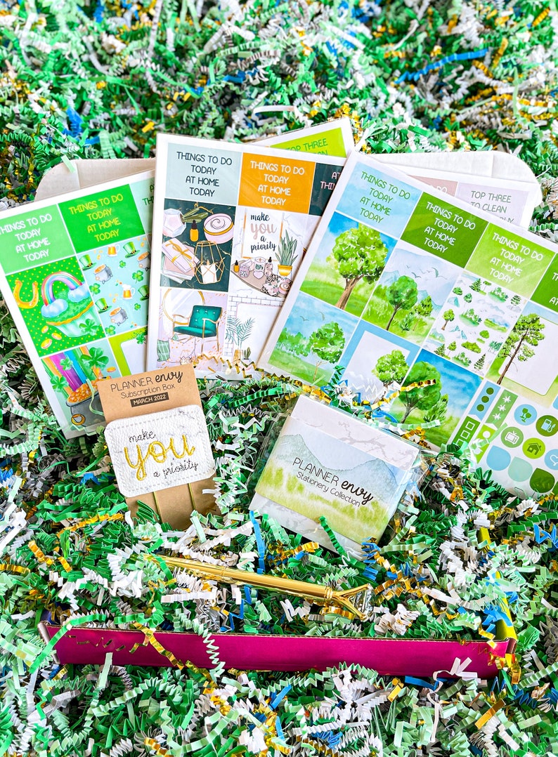 Planner Envy Subscription Box TRIAL. Planner Stickers Planner - Etsy