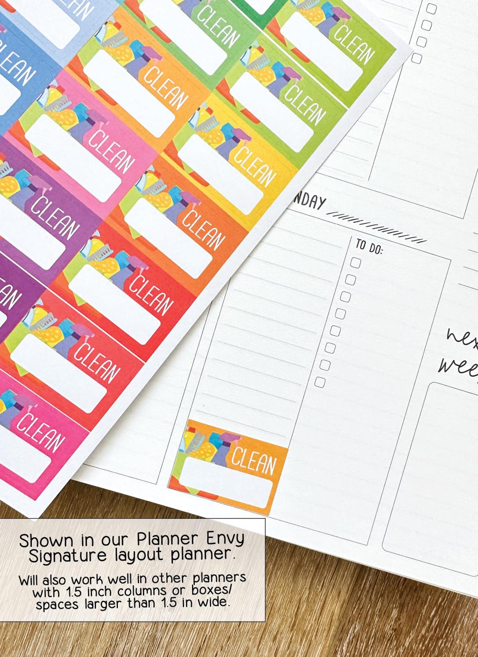 Cleaning Home to Clean Planner Stickers to Be Used With Erin Condren ...