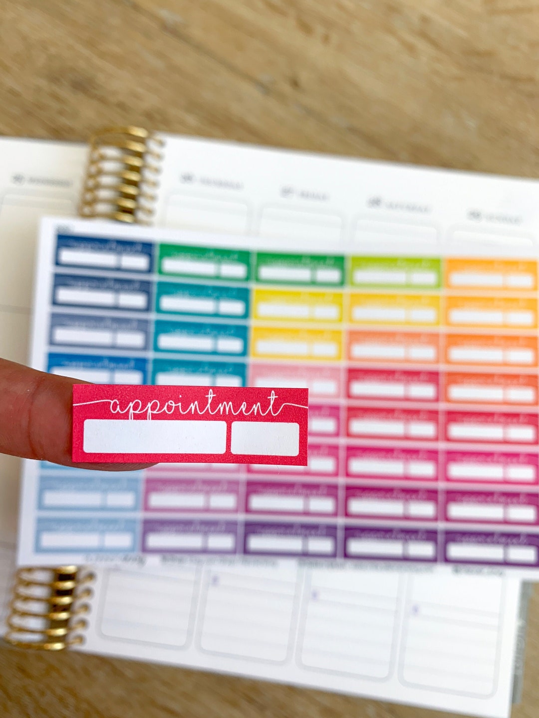Appointment Planner Stickers Erin Condren Life Planner (ECLP) - 40 Work ...