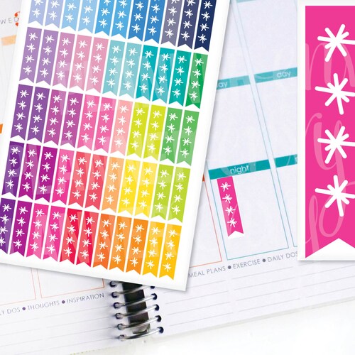 Planner Stickers Erin Condren Life Planner eclp 55 Flag - Etsy