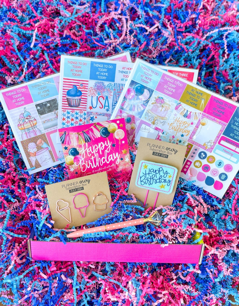 Planner Envy Subscription Box TRIAL. Planner Stickers Planner - Etsy