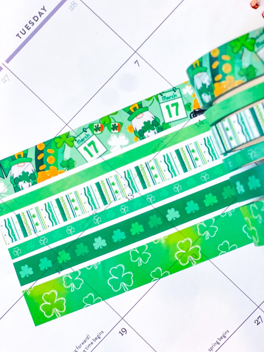 St Patricks Day Green St Pattys Shamrocks Leprechauns Gnomes Spring ...