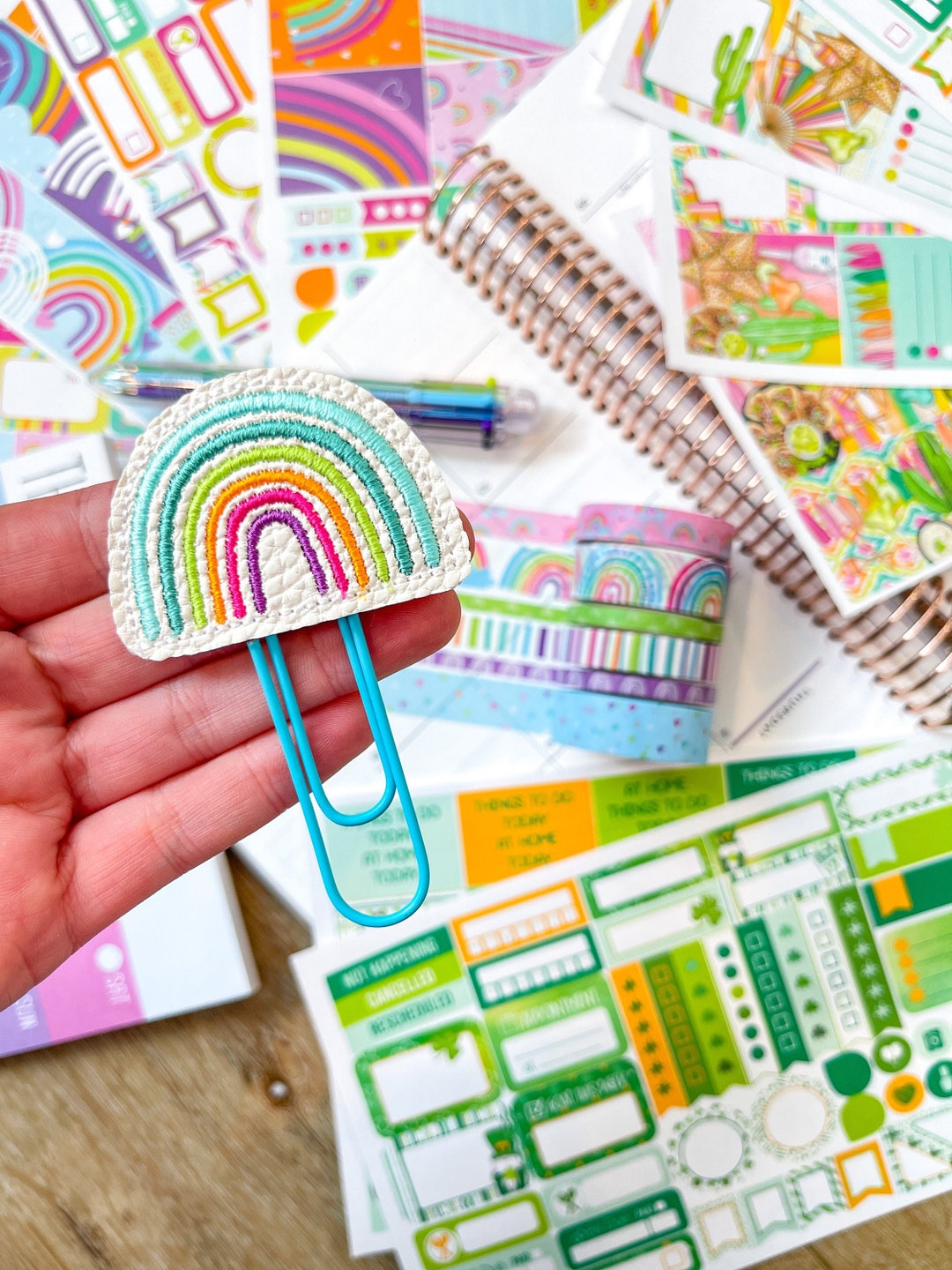 Rainbow Boho Gnomes St Patricks Day Hearts Spring Fiesta Party. March ...