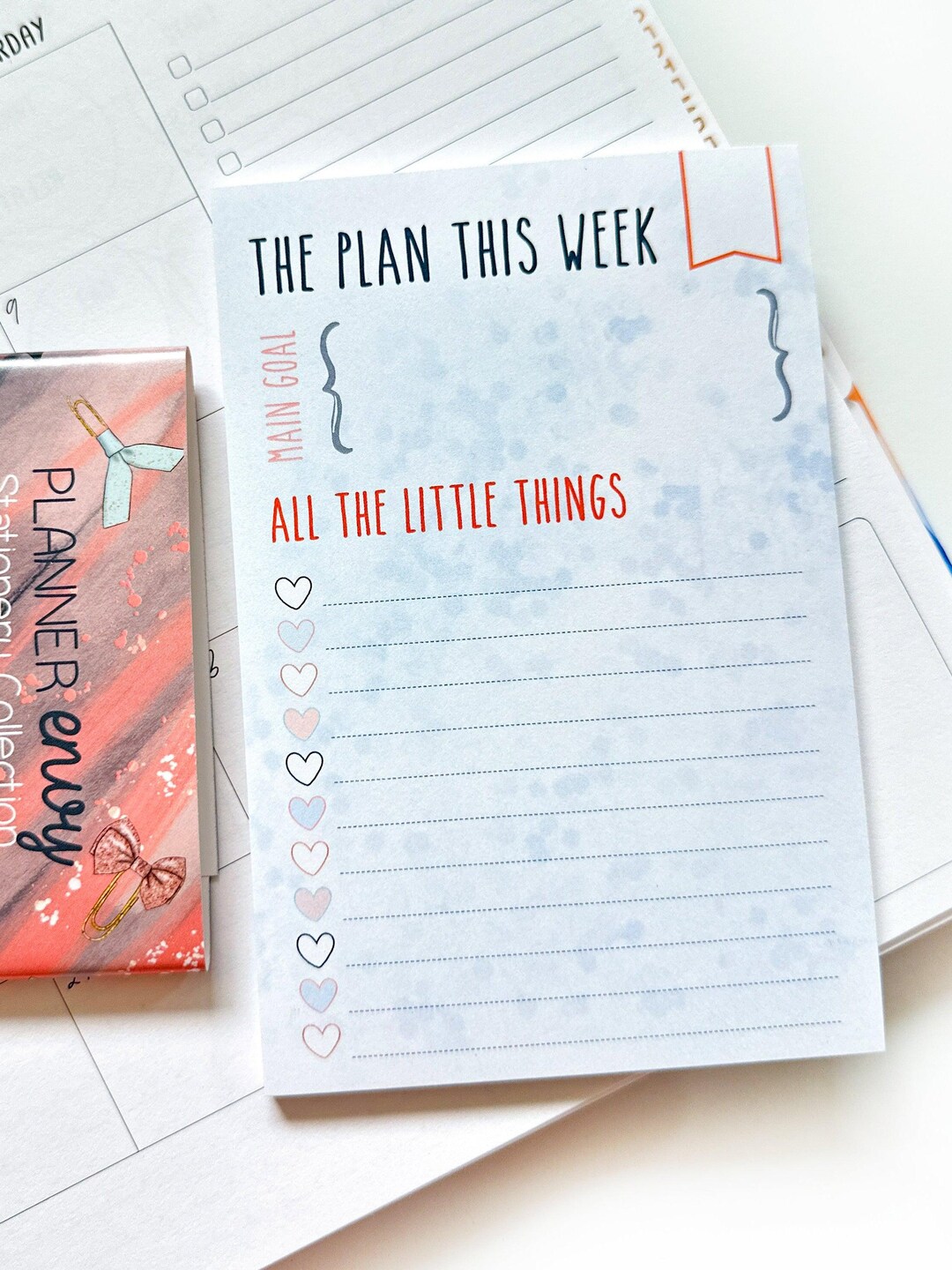 4x6 the Plan This Week Notepad Checklist - 40 Sheets - Etsy