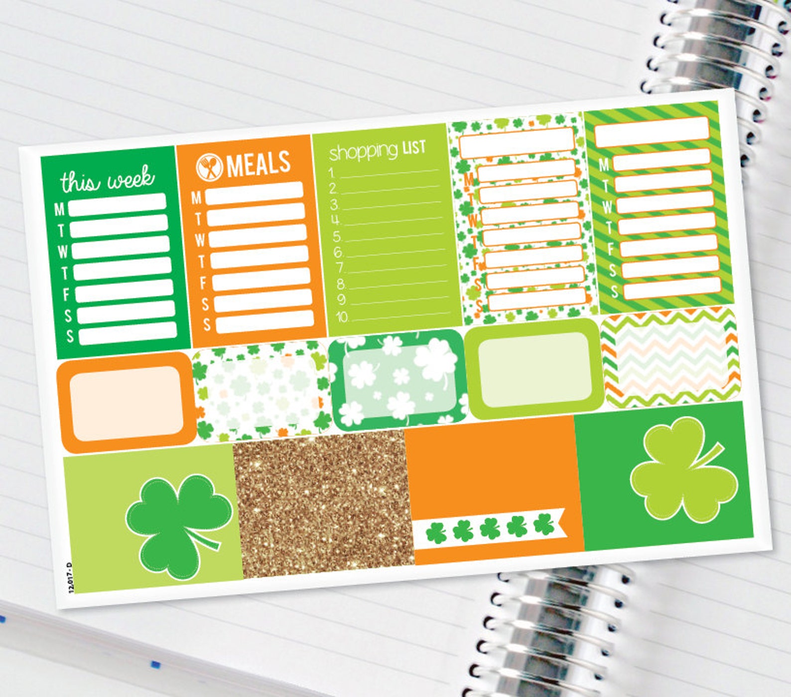 St. Patricks Day Planner Stickers Weekly Kit for Erin Condren - Etsy