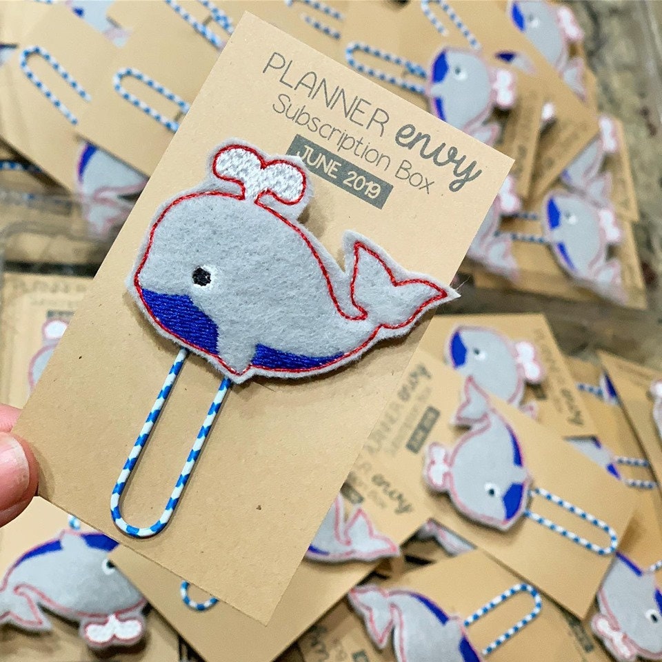 Nautical Planner Stickers Whale Planner Clip Plane and | Etsy