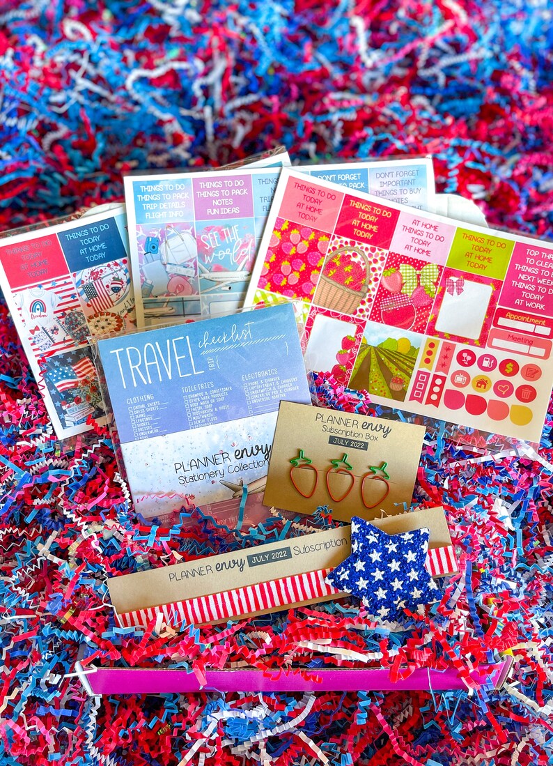 Planner Envy Subscription Box TRIAL. Planner Stickers Planner - Etsy