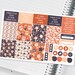 Fall Owls Orange Purple Mini Kit Weekly Planner Stickers for - Etsy