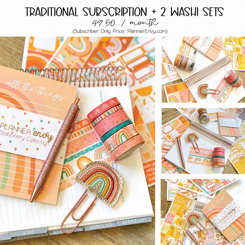 Boho Rainbows Rose Gold Pink Bumble Bees Summer Pen Notepad - Etsy