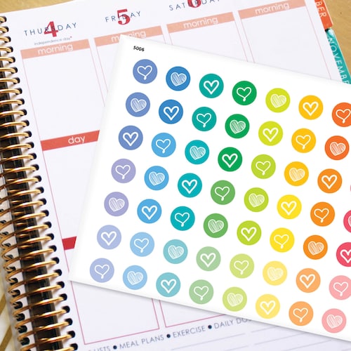 Planner Stickers Erin Condren Life Planner ECLP 77 Date - Etsy