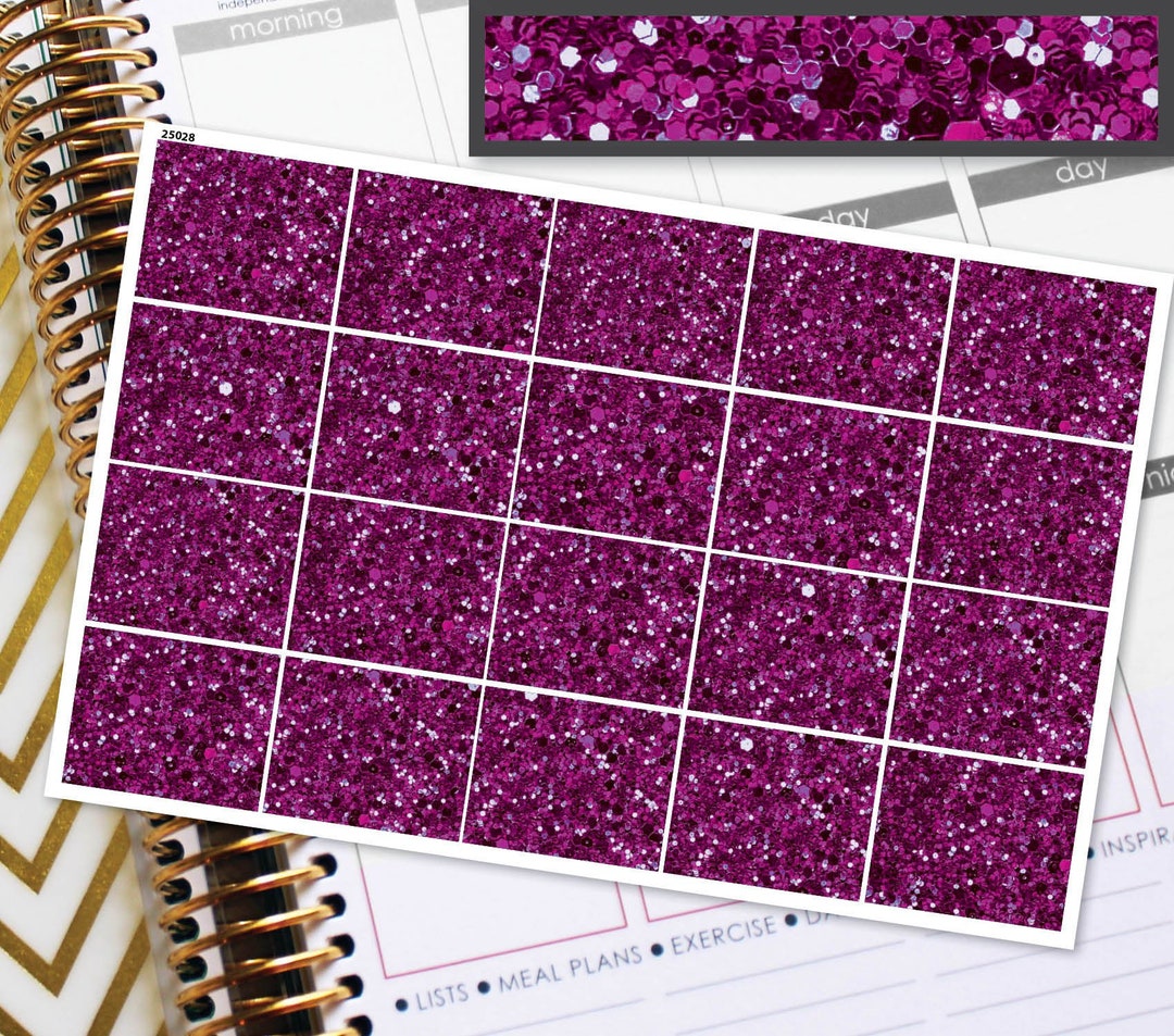 Purple Glitter Header Holidays Planner Stickers to Be Used - Etsy
