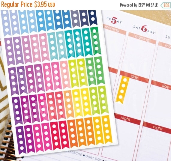 Planner Stickers Erin Condren Life Planner eclp 55 Flag - Etsy
