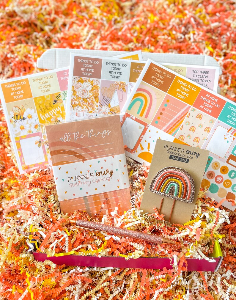 Planner Envy Subscription Box TRIAL. Planner Stickers Planner - Etsy
