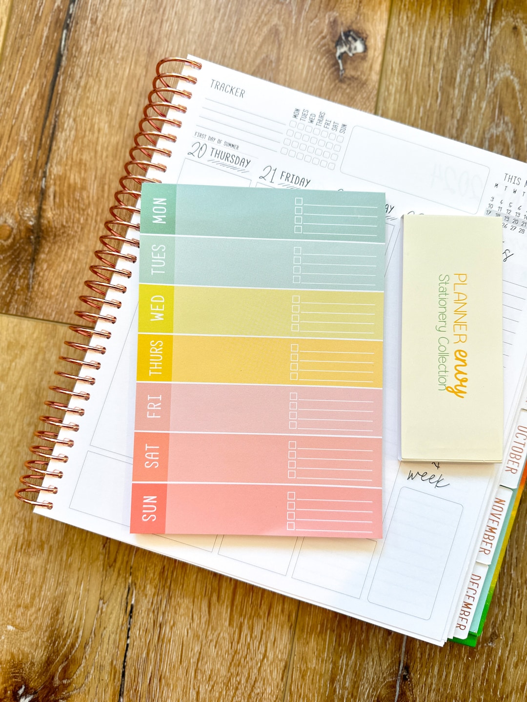 5x7 Weekly Plan Planner Notepad 40 Sheets - Etsy