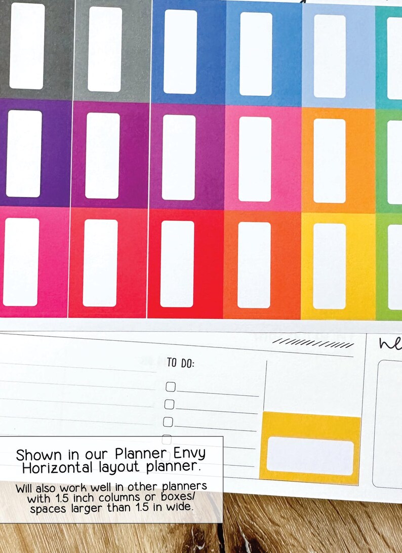 Blank Fill in Planner Stickers 1.5x1 Inch Boxes to Be Used With Erin ...