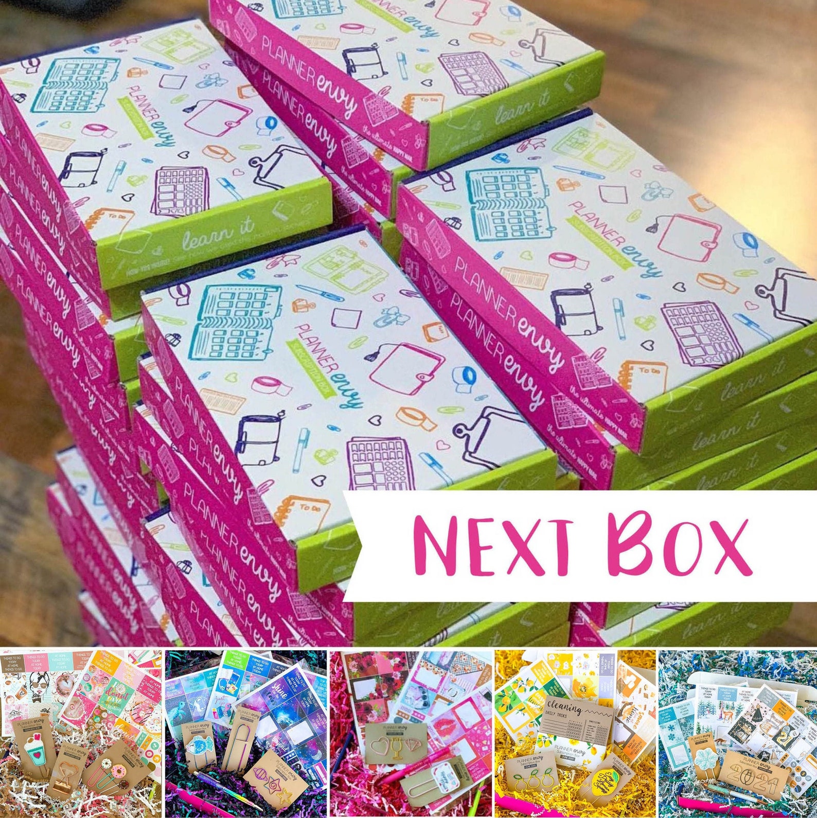 Planner Envy Subscription Box TRIAL. Planner Stickers Planner - Etsy