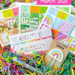 Planner Envy Subscription Box TRIAL. Planner Stickers Planner - Etsy