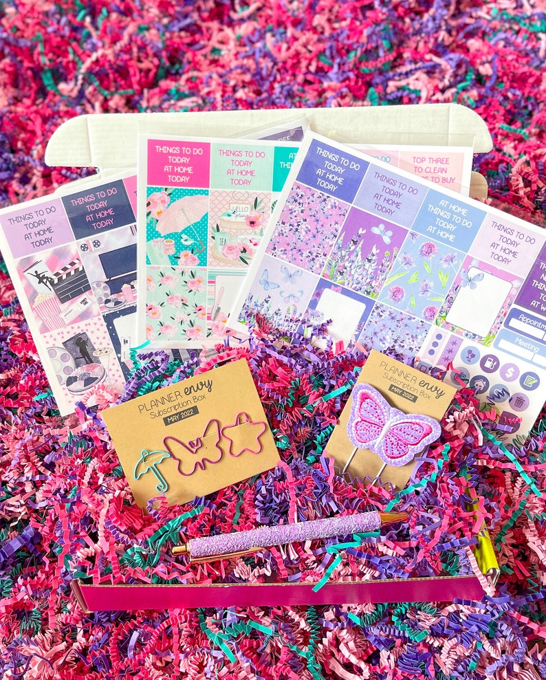 Planner Envy Subscription Box TRIAL. Planner Stickers Planner - Etsy