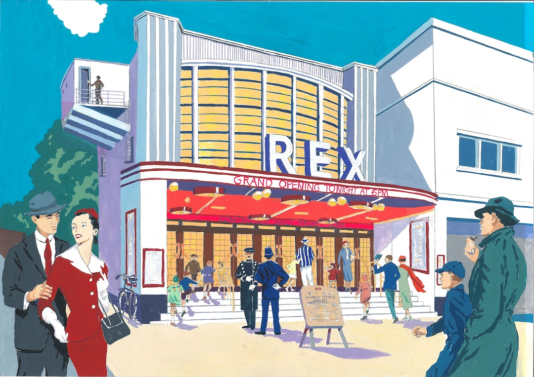 The Rex Cinema Berkhamsted Herts A4 Signed Print - Etsy