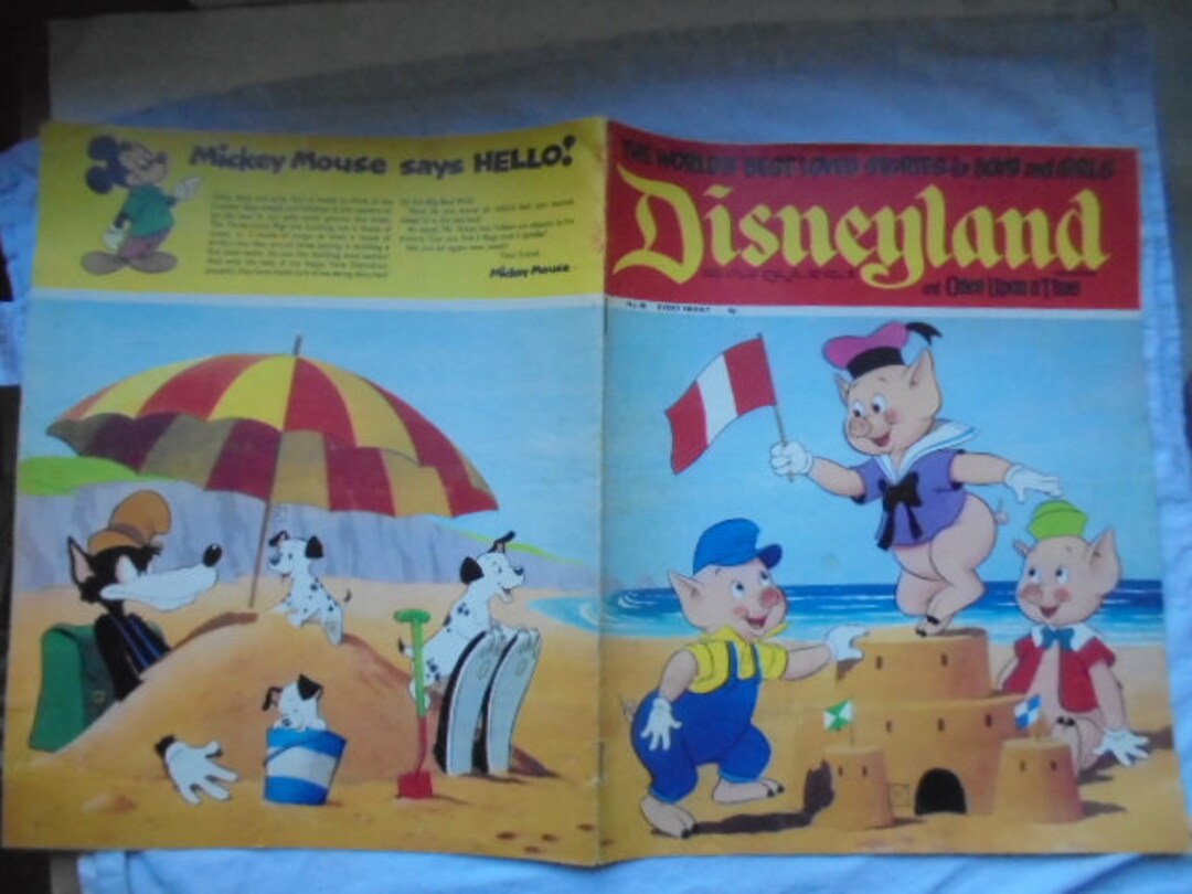 Disneyland Magazine 1972 - Etsy