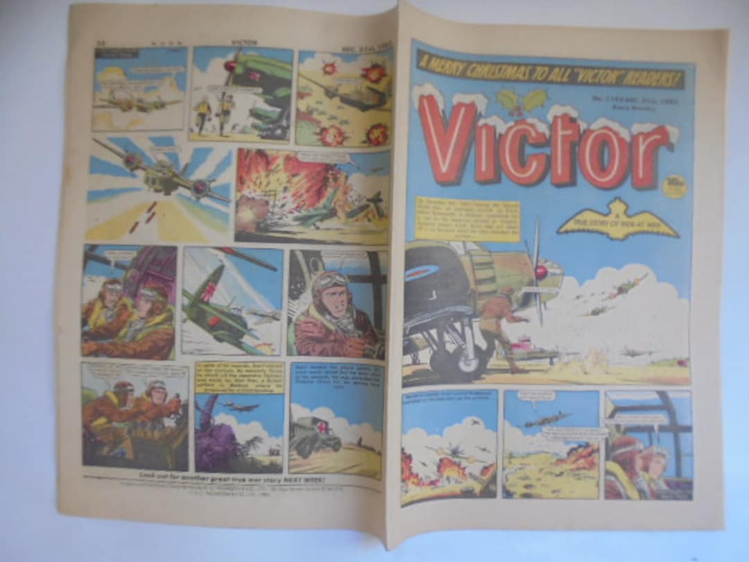 Victor Comic 1983 A True Sory of Men at War - Etsy UK