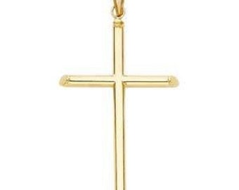 Large 14k Gold Cross | Etsy