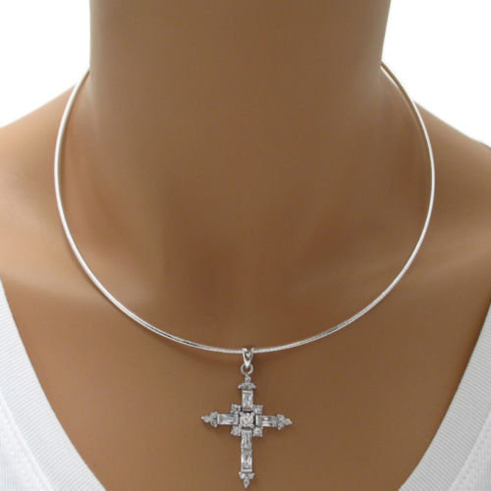 925 Sterling Silver Round Omega Chain Necklace 2.0 Mm | Etsy