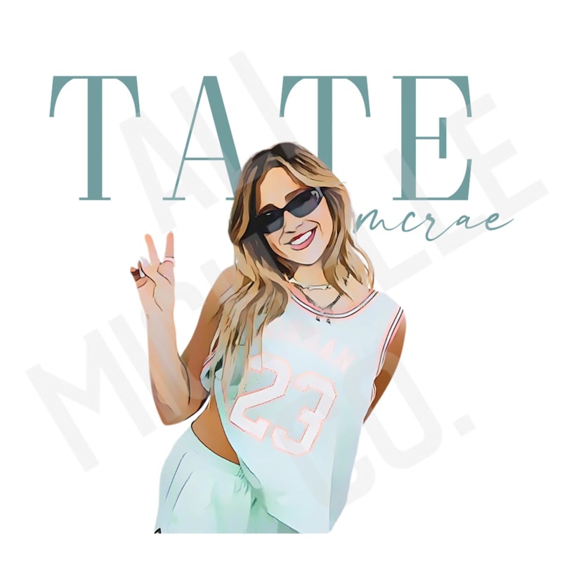 Drawings of Tate Mcrae - Etsy