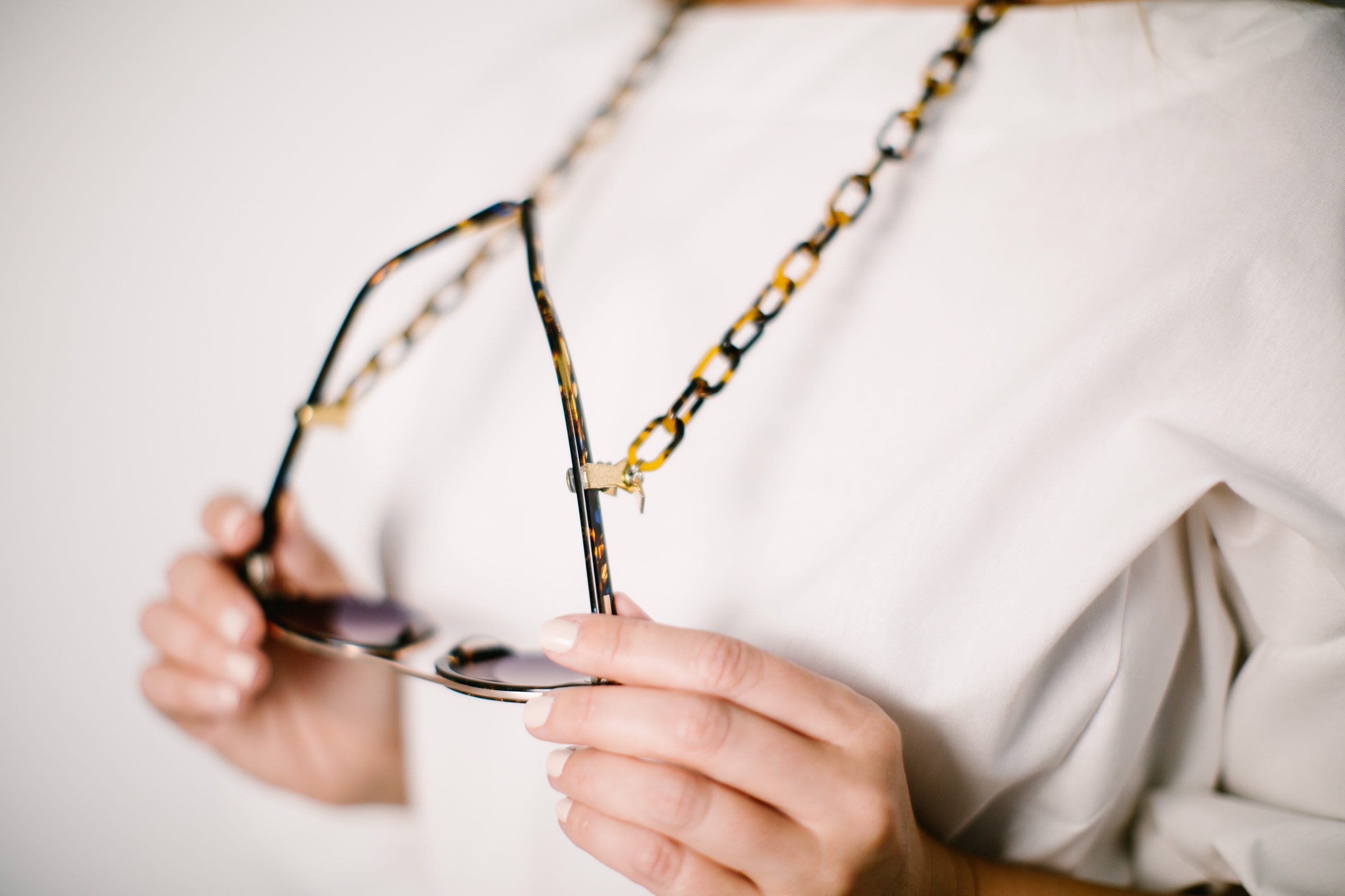 Glasses Chain Brown Tortoise Shell Sunglasses & Eyeglasses - Etsy