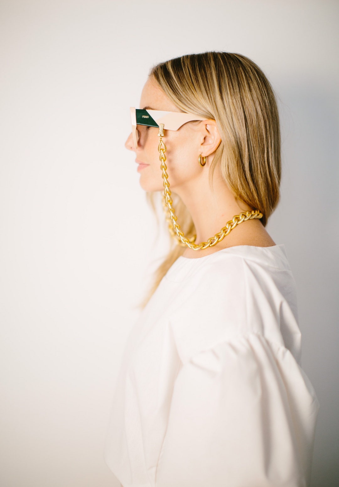 Gold Link Sunglasses & Eyeglasses Chain - Etsy