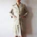 Vintage Women's Beige Brown Trench Coat Classic Beige Trenchcoat With ...