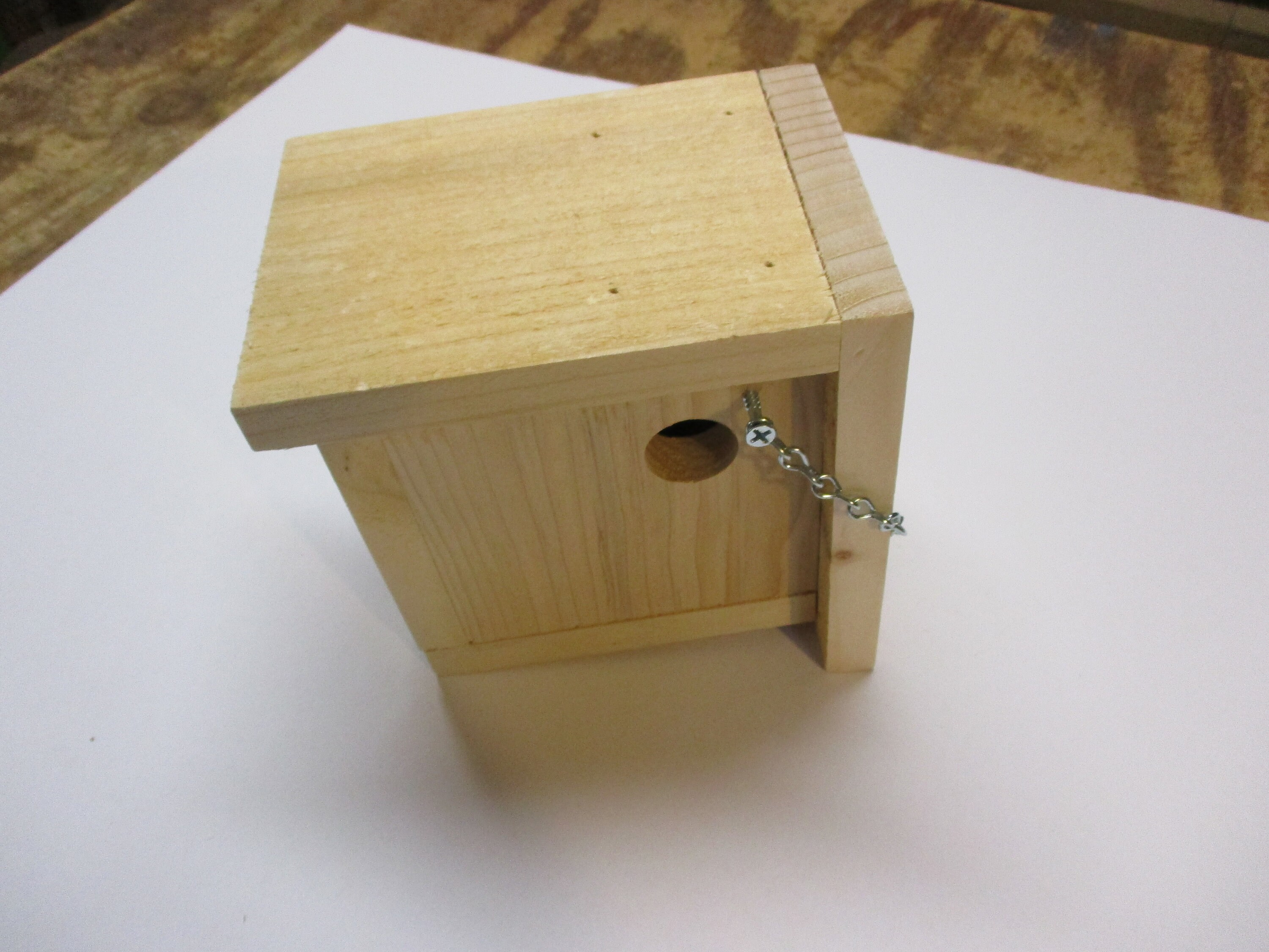Wren House Handcrafted From Cedar With Rust Resistant Chain, Built to ...
