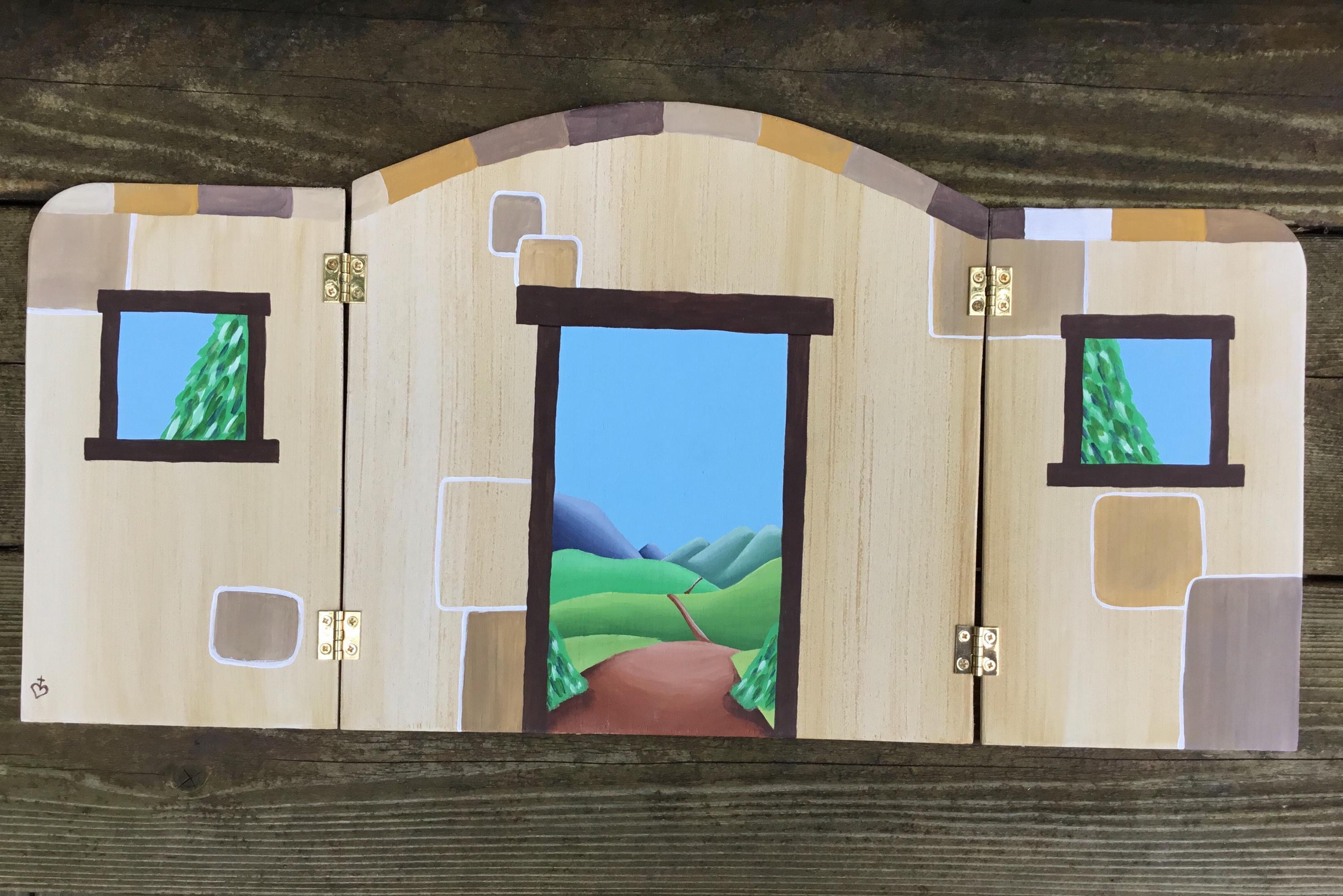 The Visitation Background Triptych - Etsy