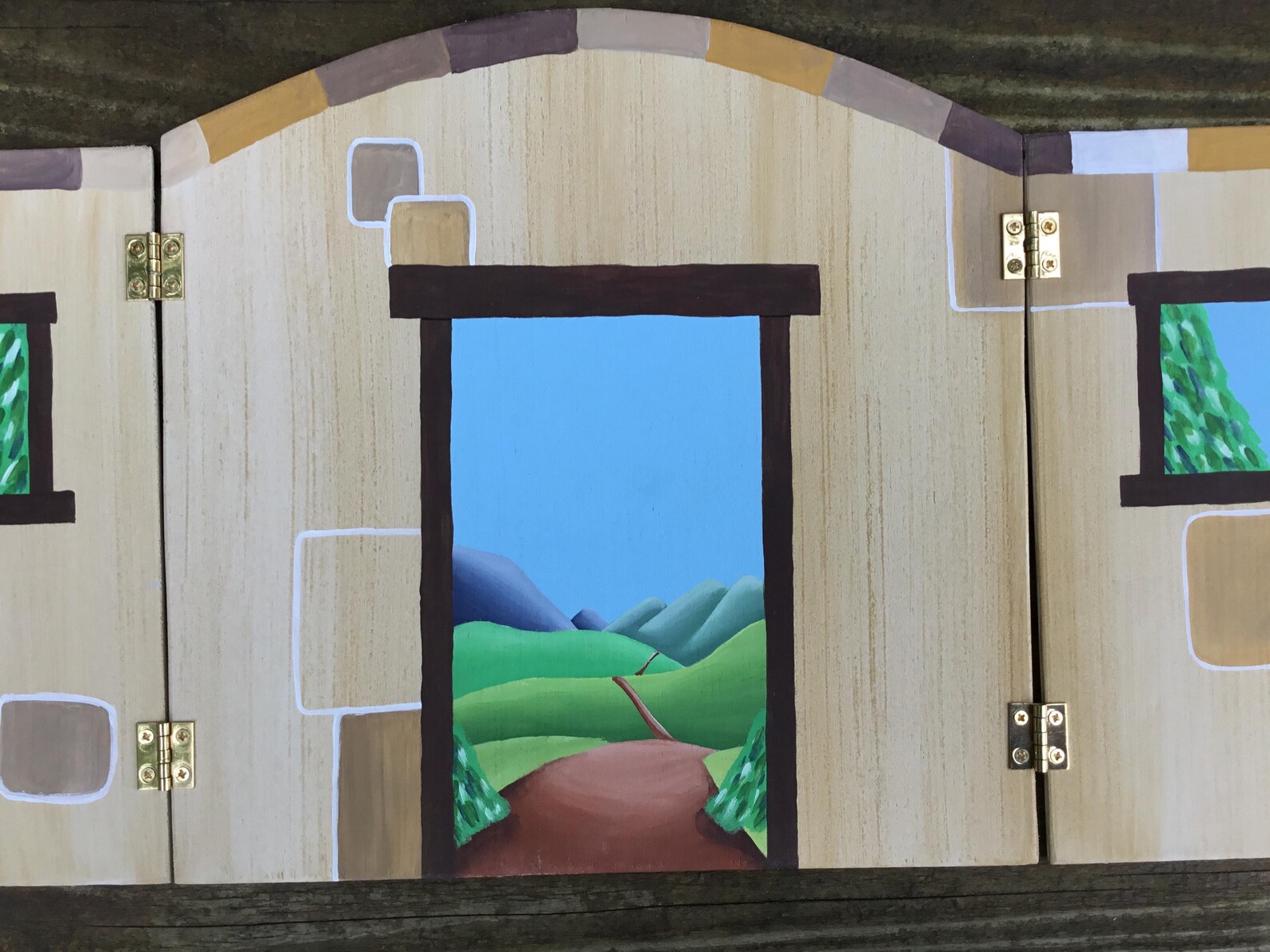 The Visitation Background Triptych - Etsy