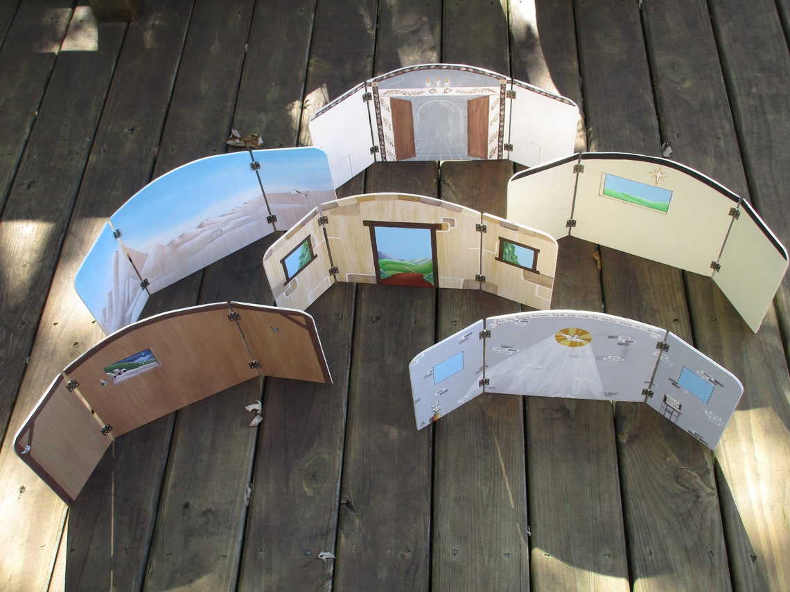 Infancy Narrative Background Triptychs for Catechesis of the - Etsy