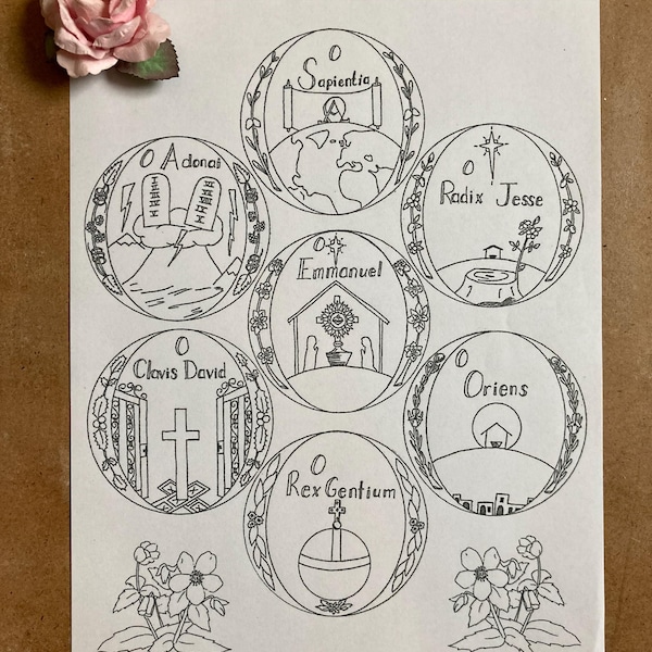 O Antiphons Printable - Etsy