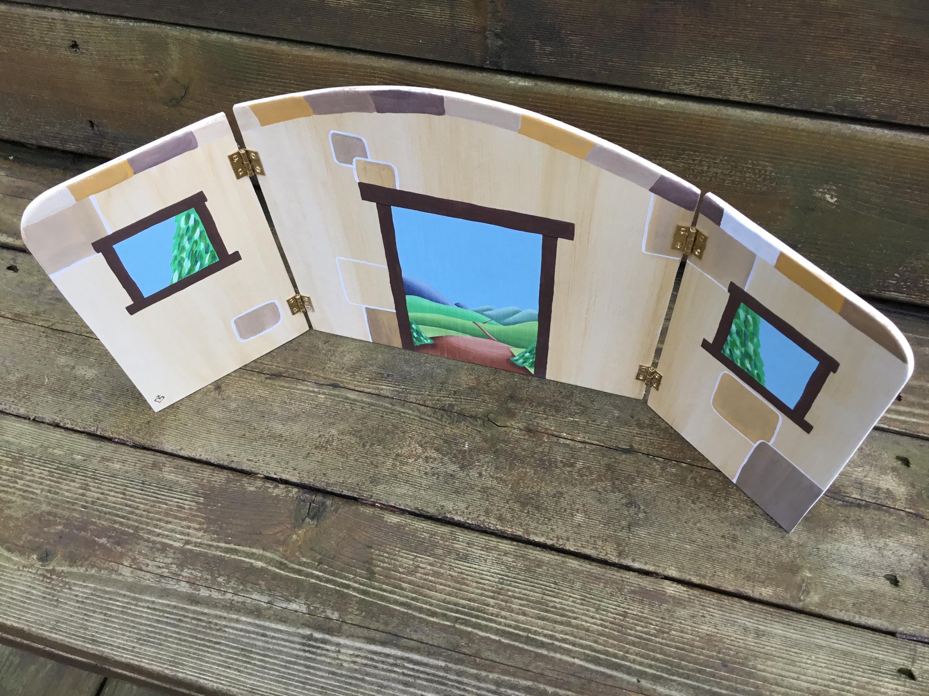 The Visitation Background Triptych - Etsy