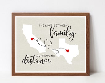 Long Distance Family | Etsy