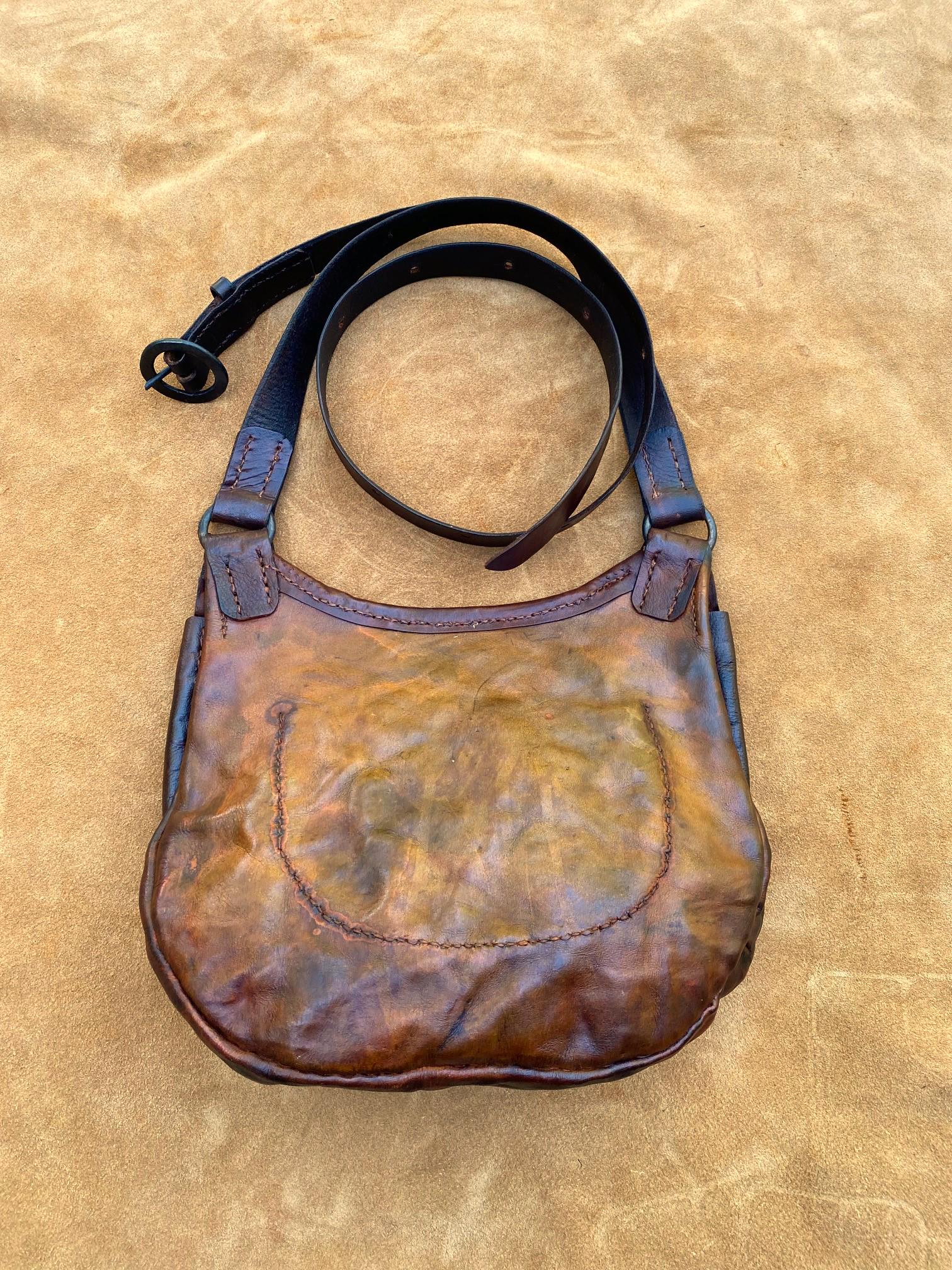 Handsewn Leather Etched Fowler Pouch (M235) - Etsy
