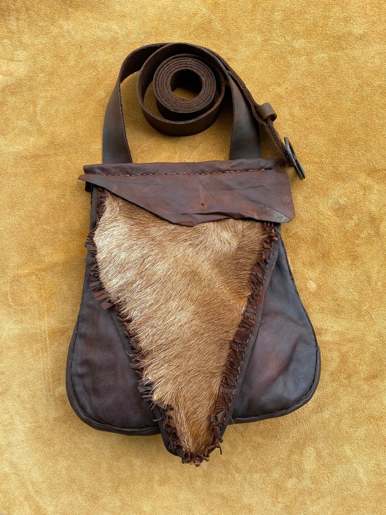 Handsewn Goat Hide Pouch (186) - Etsy