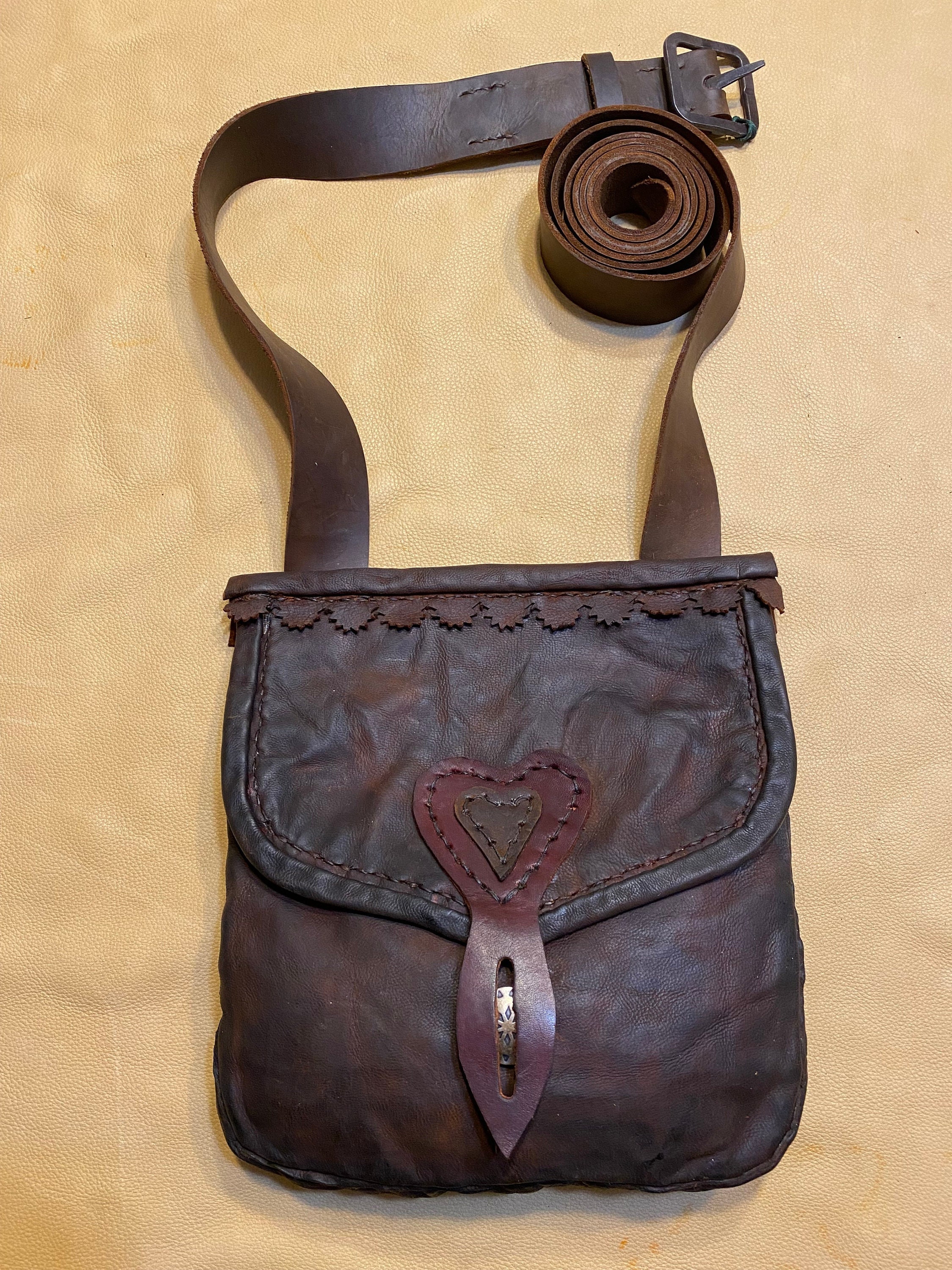 Heart Strap Button Bag 032 - Etsy