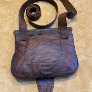 Green Diamond Embroidered Handsewn Leather Pouch (M075) - Etsy