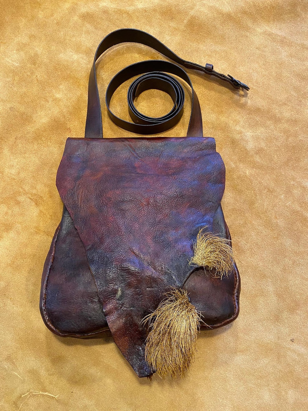 Bark Tanned Deer Pouch - Etsy