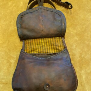 Woven Leather Flap Pouch (M262) - Etsy