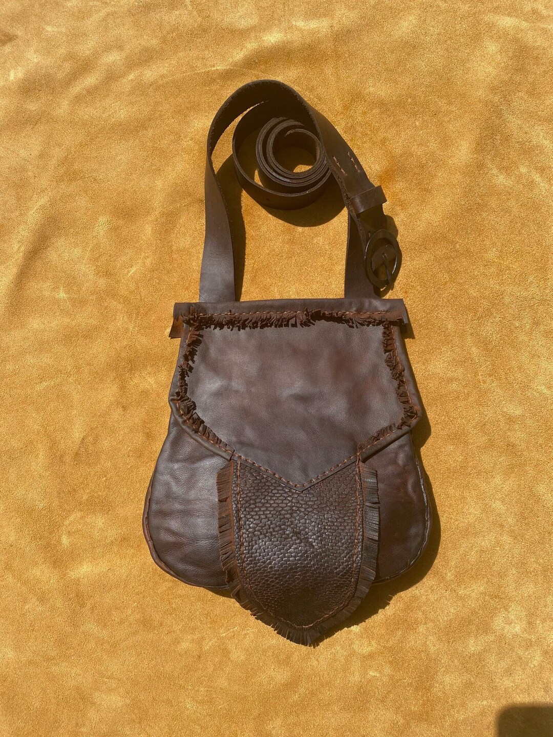 Goat Hide Pouch With Beaver Tail - Etsy
