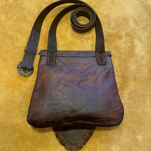 Handmade Beaver Tail Leather Pouch (M153) - Etsy
